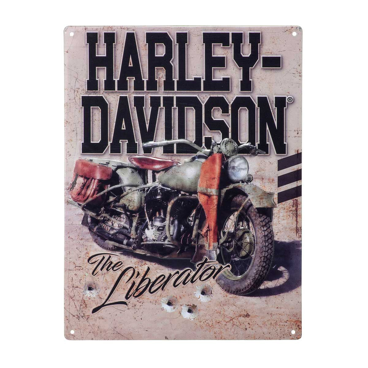 H-D Liberator Tin Sign – Trev Deeley Motorcycles