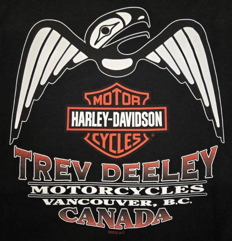 Men's Wing Screamer Skull Black T-Shirt – Trev Deeley Motorcycles